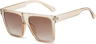 Generic Lunettes De Soleil &Agrave; Grande Monture For Hommes, Sport For Femmes En Plein Air(Clear)