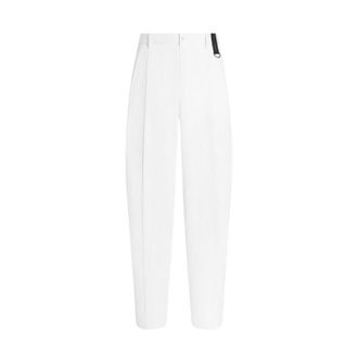 Dolce & Gabbana Pantalon de costume - Homme - Pantalons - Blanc - Taille: XL