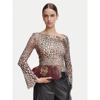 Just Cavalli Handtasche Just Cavalli Iconic Snakes 81RA4BA5 ZSA89 Dunkelrot