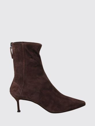 Aquazzura Bottines Saint Honor&egrave; en daim avec talon aiguille et bout pointu