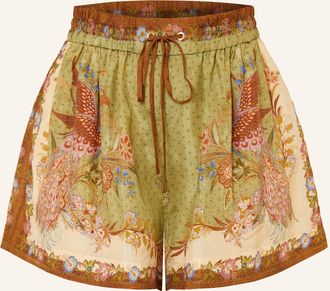 Zimmermann Seidenshorts Indra gruen