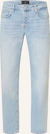 7 For All Mankind Straight Jeans Calie blau