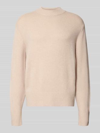 Selected Pullover aus Kaschmir mit Rippabschl&uuml;ssen