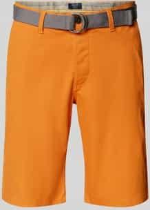 Mc Neal Slim Fit Shorts mit G&uuml;rtel
