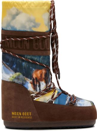 Moon Boot Bottes MB x Guest in Residence Icon Postcard Moon Boot