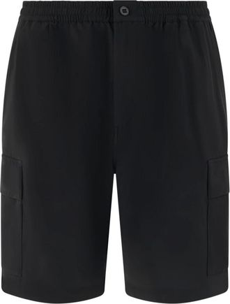 Boggi Milano Homme, Shorts, Noir, Taille: L B Tech Stretch Nylon Bermuda Shorts