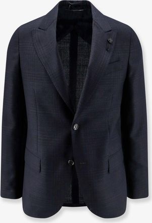 Lardini Prince of Wales wool blazer - LARDINI - gender_Man
