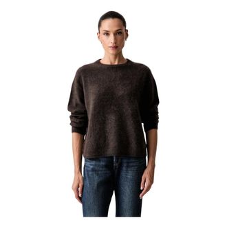 Marc O'Polo Pull &agrave; col rond - Femme - Pulls - Brun - Taille: 40 FR