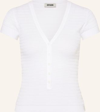 Drykorn Drykorn Strickshirt Alkuna weiss
