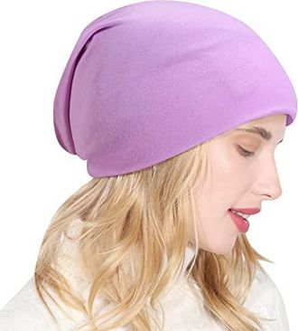 Generic Chapeaux dhiver chauds en coton pour hommes et femmes pour le ski, violet, Taille unique