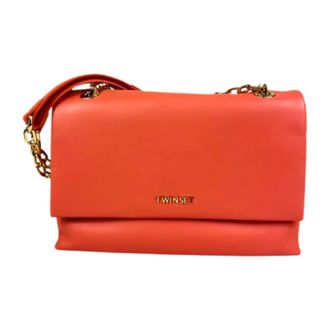 Twinset Korallrote Umh&auml;ngetasche Stilvolles Design - - Bags - Damen - Rot - ONE SIZE