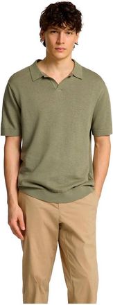 Selected Slhmattis Ss Knit Sun Open Polo Noos