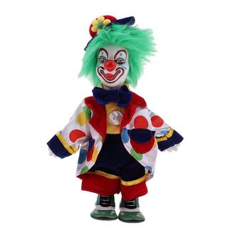 Baoblaze QSTDGVPW 7 Zoll Lustige Clown Porzellan Joker Puppe, Valentinsgeschenk f&uuml;r Ihn Oder Freundin, Halloween Dekoration, Heimtisch, Schreibtischdekoration