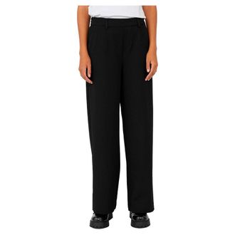 Object Damen Objlisa Wide Pant Noos Hose, Schwarz, 44 EU