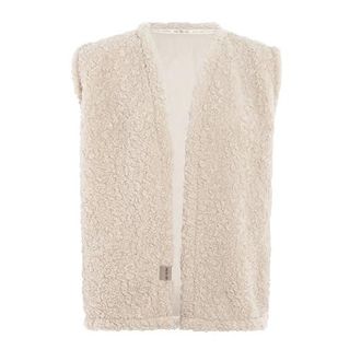 Knit Factory Rosie Gilet Teddy - Beige - 38/46