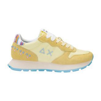 Sun 68 Studded Yellow Sneakers - - Shoes - Damen - Gelb - 38 EU
