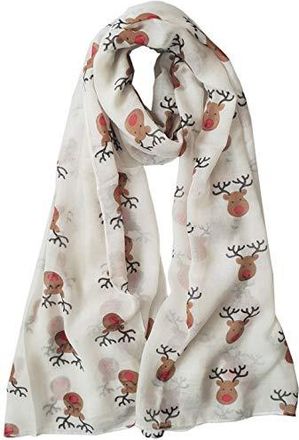 GlamLondon Echarpe - Femme - Blanc - Large