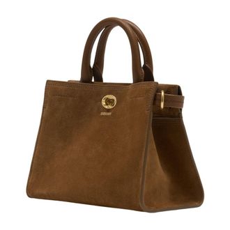 Burberry Womens Shoulder Bag Brown Calfskin