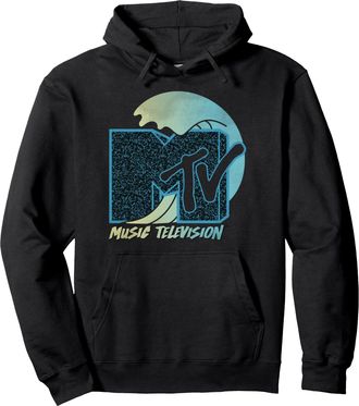 Giesswein Klassisches MTV-Logo, Surf-Welle Pullover Hoodie