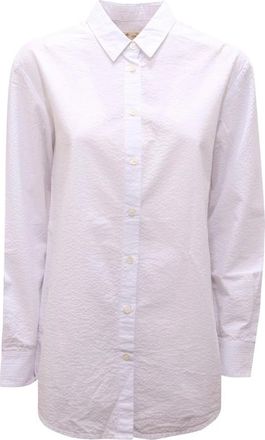 MC2 Saint Barth Brigitte Seersucker Hemd - - Blouses & Shirts - Damen - Wei&szlig; - XS