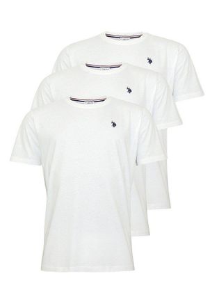 U.S.Polo Association T-Shirt T-Shirt 3 Pack Kurzarmshirt (3-tlg., 3)