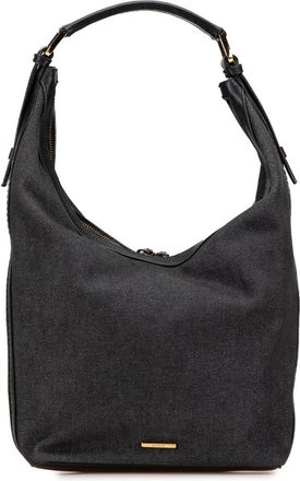 Gucci Hobo Bags - Denim Web Shoulder Bag - Gr. unisize - in Schwarz - f&uuml;r Damen