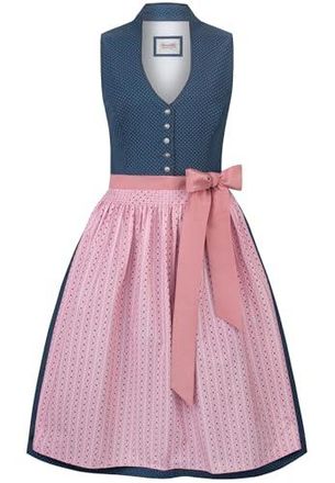 Stockerpoint Marina Dirndl Robe pour Occasion sp&eacute;ciale, Bleu, 54 Femme