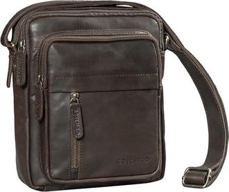 STILORD Ivano Petit Sac Bandouli&egrave;re Homme En Cuir Messenger Bag Compact Pour Hommes Sacs En Cuir V&eacute;ritable Crossbody Pour Tablette 10,9 Pouces Couleur:zamora 