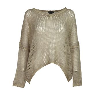 Avant Toi Femme, Tops, Beige, Taille: 40 FR Pull &agrave; col en V