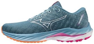 Mizuno Femme Wave Inspire 19 Chaussure deau, Bleu Provincial/Blanc, 38 EU Large