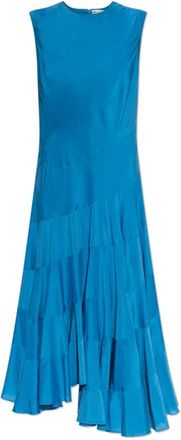 Tory Burch Femme, Robes, Bleu, Taille: 36 FR Robe &Eacute;vas&eacute;e en Coton et Soie