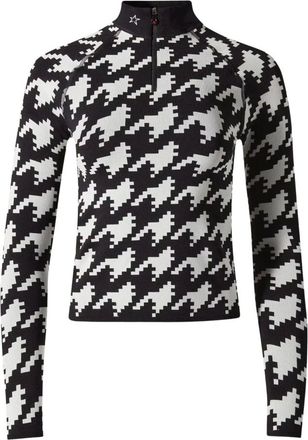 Perfect Moment Couche de base Jacquard 1/4 zipp&eacute;e - Femme - Sport - Multicolore - Taille: 40 FR