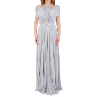 Elisabetta Franchi Damen, Kleider, Blau, LGr&ouml;&szlig;e
