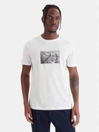 HUGO BOSS T-Shirt Dostino 50557674 Wei&szlig; Regular Fit