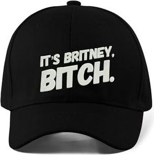 Generic Its Britney Bitch Casquette de baseball r&eacute;glable brod&eacute;e Noir, Noir, Taille unique