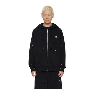 44 Label Group Monk Zip Through Hoodie - - Sweatshirts & Hoodies - Herren - Schwarzk - M