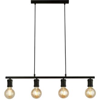 Searchlight Searchlight - Dance Luminaire suspendu &agrave; 4 lumi&egrave;res, noir sable