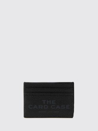 Marc Jacobs Porte-cartes en cuir de veau grain&eacute; avec fermeture zipp&eacute;e