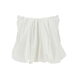Jacquemus Poplin draped wide top Woman 38