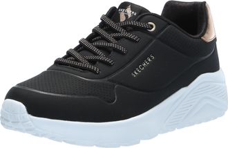 Skechers M&auml;dchen UNO Lite Sneaker, Schwarz, 27.5 EU