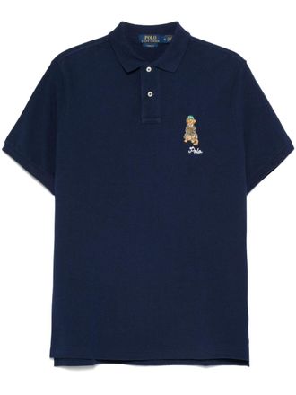 Polo Ralph Lauren polo à logo brodé - Bleu