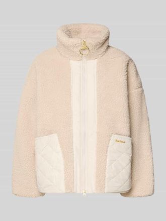 Barbour Oversized Jacke aus Teddy-Fleece
