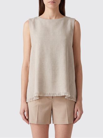 Max Mara S Max Mara Leinen- und Baumwolltop