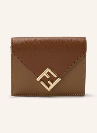 Fendi Geldb&ouml;rse Ff Diamonds braun