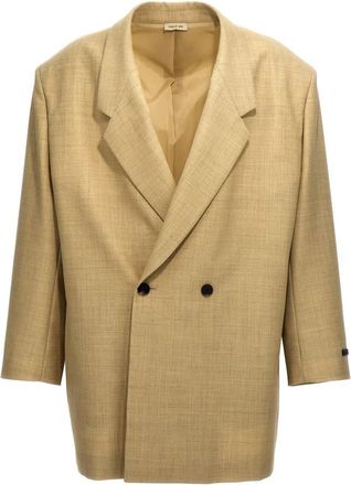 Fear of God Homme, Vestes, Beige, Taille: S California Double-Breasted Wool Blazer