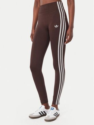 adidas Leggings Essentials 3-Stripes Seamless Tights KZ4101 Braun Slim Fit
