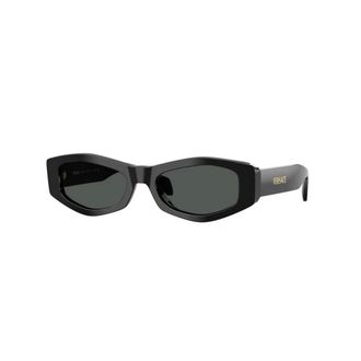 Versace Lunettes de soleil Wayfarer - unisex - Accessoires - Noir - Taille: 54 MM
