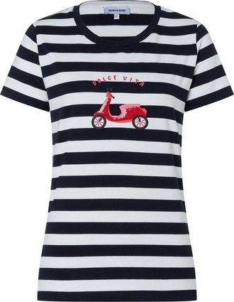 More & More Kurzarmshirt s&uuml;&szlig;es, gestreiftes Kurzarmshirt, Roller