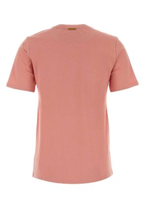 Michael Kors Womens Pink Cotton T-Shirt Primrose Exterior: Maglie Sweater