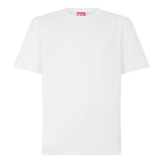 Diesel Homme, Tops, Blanc, Taille: XL T-shirt classique